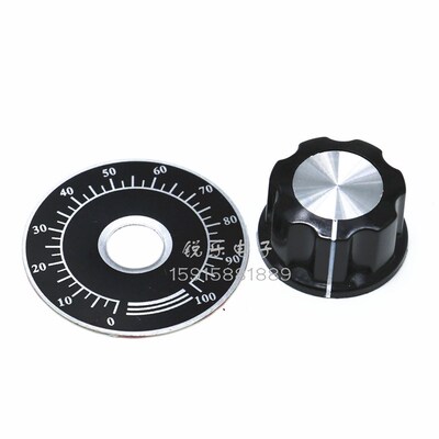 电位器数字圆刻度盘+MFA03旋钮 适用于WTH118 WX112 RV24YN旋钮