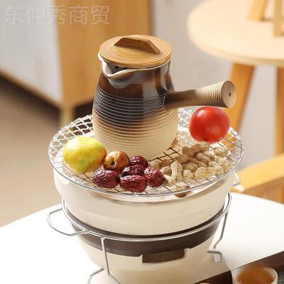 碳炉烤QVS火炉围家用耐高温煮罐罐煮户外炉烤壶茶器煮茶茶壶陶瓷