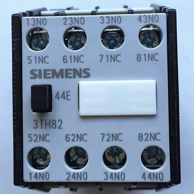 中间继电器 3TH8244-0X 3TH82 44E 4开4闭3TH交流接触器24V220V