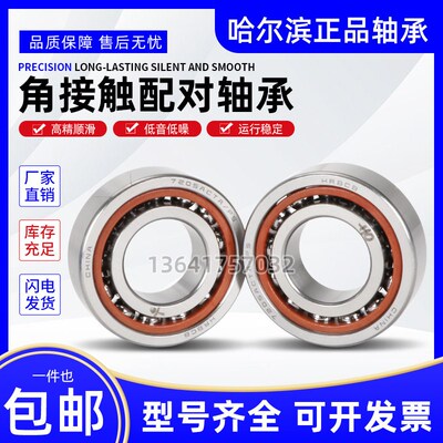 哈尔滨角接触球轴承 7200 7201 7202 7203 7204 7205 C AC P5 P4