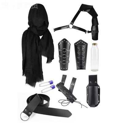 万圣狂节配件套JFC欢装世纪骑腰带护士腕护肩剑中鞘维京cosplay道