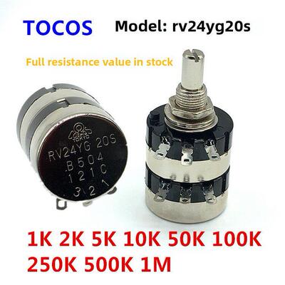 日本TOCOS RV24YG20S双联电位器B1k 2k 5k 10k 50k 100k 500k 1M