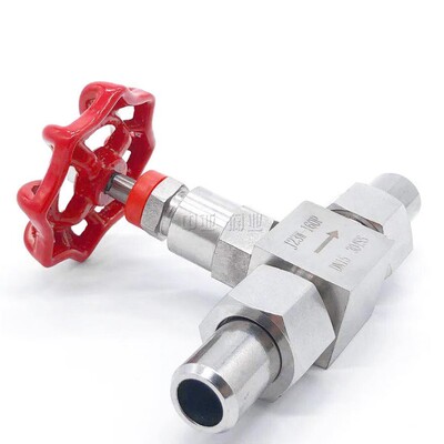 304不锈钢针型阀 焊接针型阀耐高压仪表活接截止阀J21W/J23W-160P