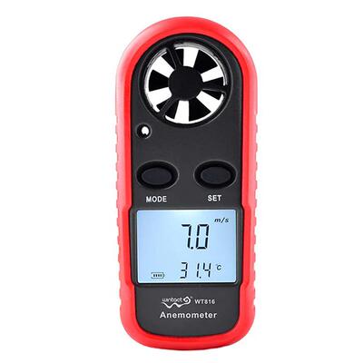 汇天益WT816迷你便携数字风速仪风速计风速风温测量仪Anemometer