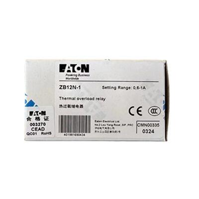EATON/伊顿穆勒 ZB12N-1热过载继电器0,6-1A CMN00335