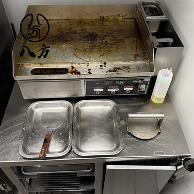 商用KPRO扒炉工具/轻食I沙拉小铝盘/料理铲刀/白色PP盖板八方