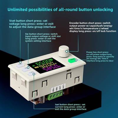 XY6509X数控可调直流稳压电源恒压恒流维修65V9A585W降压模块