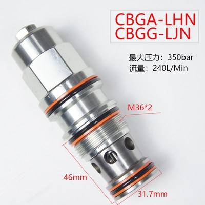 SUN型抗衡阀螺纹插装平衡阀CBIA-LHN CBIG-LJN 480L