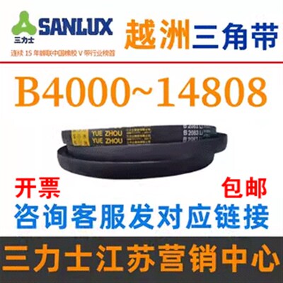 B4000~14808三力士越洲三角带b型皮带A型C型D型E型F型O电机三角形