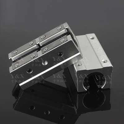 开口直线滑块箱式单元滑块加长型SBR12/16/20/25/30/40/50LUU