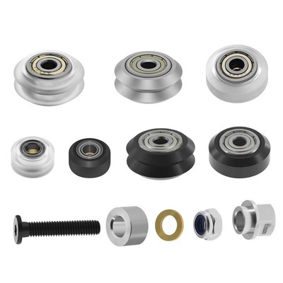 3D打印机配件 Openbuilds塑料滑轮被动轮 POM轮 雕刻机滑车套装