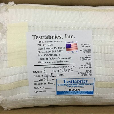 AATCC10#号多纤维布American六纤维布多纤维贴里衬布附布10号洗水