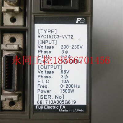 议价现货富士驱动器 RYC152C3-VPVT2 实物图