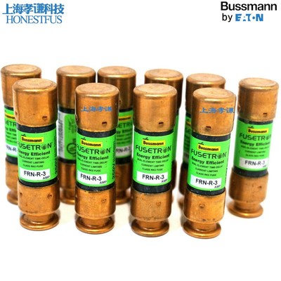 巴士曼BUSSMANN保险丝FRN-R-3 250Vac 3A FUSETRON熔断器14X51mm