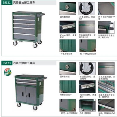 世达工具车95121 95123 95108A 95111 95207 95208 95107 95109