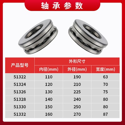 推力球轴承51322 51324 51326 51328 51330 51332