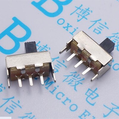 1k装 SS12F44 单刀双掷开关 SS12F44 拨动开关  三脚拨动开关