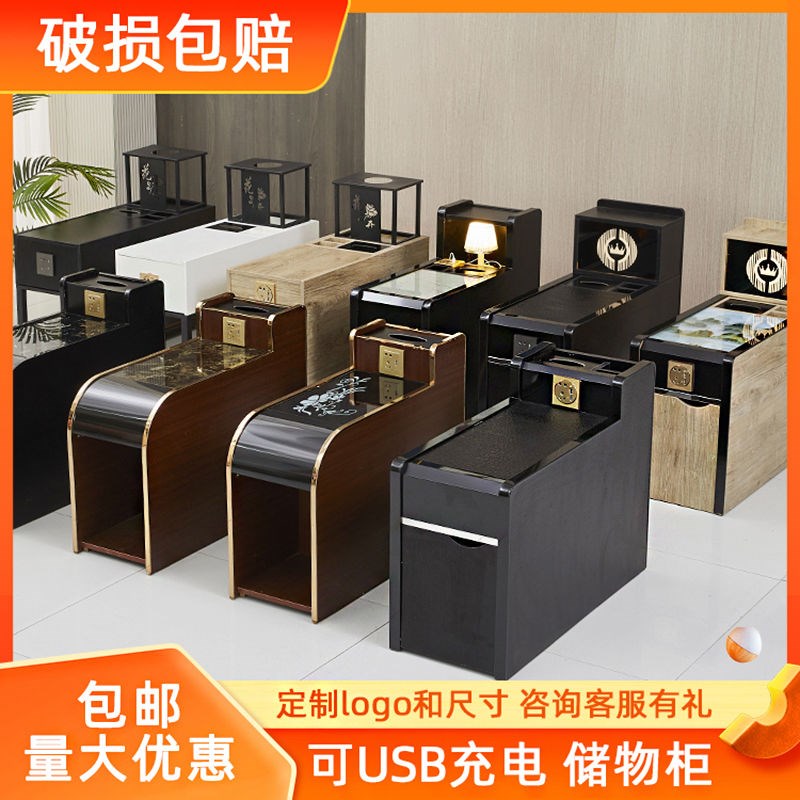 足疗沙发茶几足浴沙发茶几沐足经济型茶几水疗按摩美甲沙发茶水柜