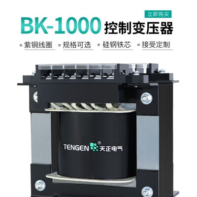 TENGEN天正 BK-1000VA控制变压器交流W单相380变220转36 24 12 6V