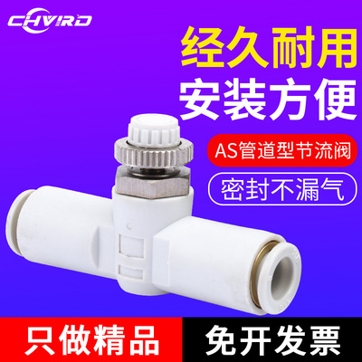 管道型节流阀AS1001F/2001F/2051F/3001F-06/08/10/12/04/03/23