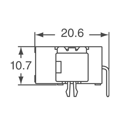 MX34007NF1  JAE连接器 板对线连接器接头 直角7位0.087(2.20mm)