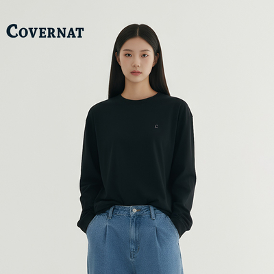 covernat韩国潮牌纯棉卫衣女款