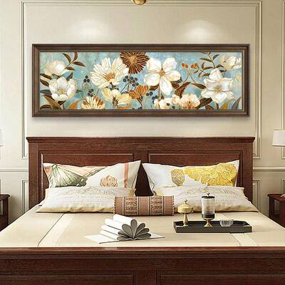 美画式花鸟卧室床头装饰主卧房间馨温客厅发沙背景墙挂FDY212画欧