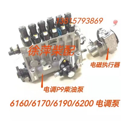 BHT6P9喷油泵潍坊6160/6170发电机组电调油泵淄柴170电磁执行器