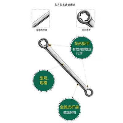 世达 全抛光花形扳手 45201 45202 45203 45204