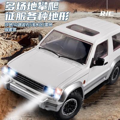 跨境兰达科技LD1297仿真1:14帕杰罗攀爬越野DIY模型RC遥控车玩具