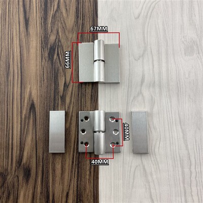 公共卫生间隔断配件五金仿卡劳仕不锈钢平门合页S厕所板自关门铰
