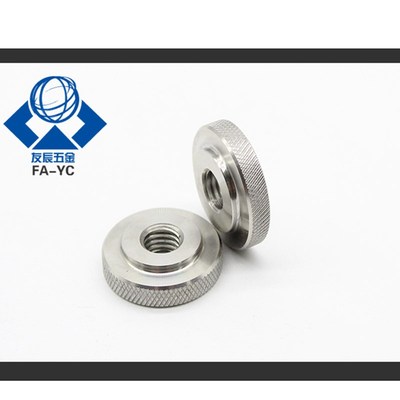 米思米不锈钢内螺纹压纹旋钮 NOM/NOMS3/4/5/6/8/10