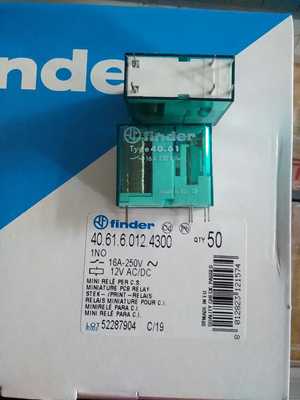 正品原装finder继电器 40.61.6.012.4300 12VAC/DC 16-250VAC