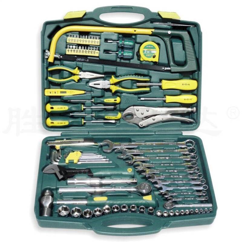 工具85件多功能机修汽修工具箱家用工具套装组合维修组套工具