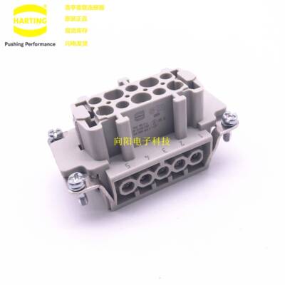 09330102701 HARTING 重载连接器 HAN 10E-F-s 10芯10针航空插头