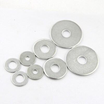 金属镀锌平垫片垫圈加厚加大边平垫圆形A铁螺丝垫子M6810121620M4