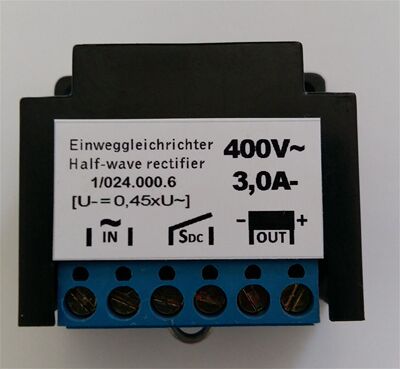 半波整流器/电磁刹车整流器输入电压 440V 输出190V 4.0A