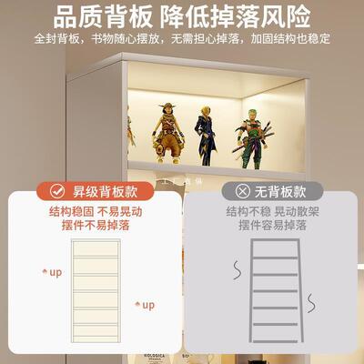 电视展柜地旁置架家F77HM77S用书架客厅简物易落收纳示柜子多层墙