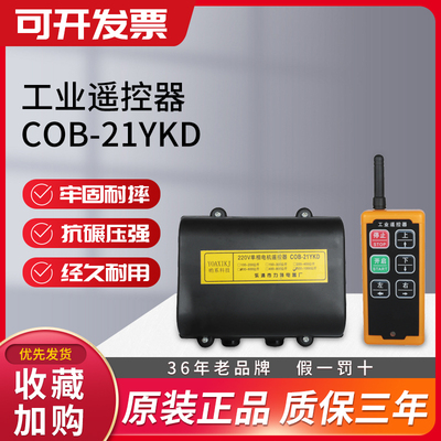 COB-21YKD 单相电机遥控器220V工业无线远程遥控器行车开关起重机