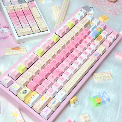 FKKeys猫猫队键帽可爱十字键帽机械键盘帽五面热升华原厂高度