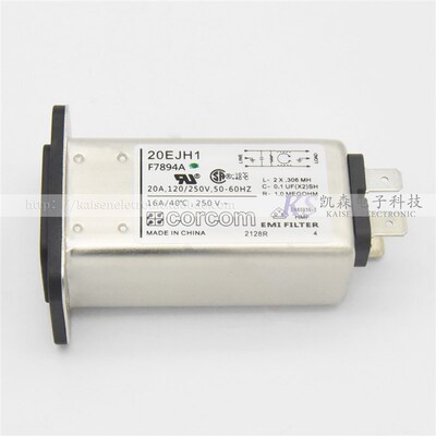 20EJH1 EJH系列F7894A 6609009-4 20A医疗设备放映机Corcom滤波器