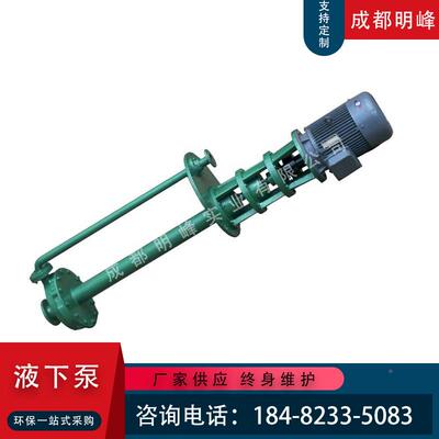 磷JYA料浆泵单级单吸立式DQFL悬臂式离水心液下泵耐酸碱化工泵液