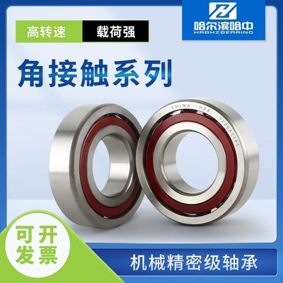哈尔滨角接触球轴承7207 7208 7209 7210 7211 7212 7213 AC P5