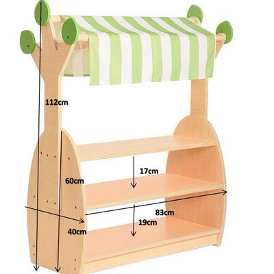 儿童实贩售卖柜早班TPL教中心托木货架幼儿园区域柜卖柜台收纳整