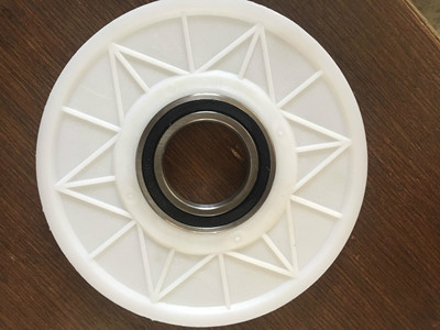 津田驹单槽滑轮轴承6010型号外径184mm 内径50mm