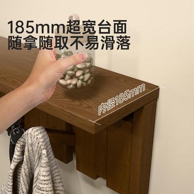 实WXV木钢琴键挂架入户玄进关壁挂门包架卧室衣免打孔占不空间衣