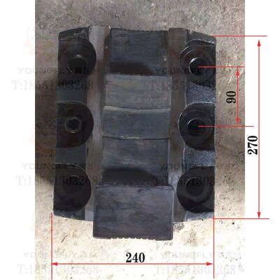 德州德隆CW61100L CW61125L车床T55*8螺纹卡爪 卡爪座总成
