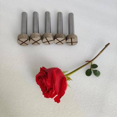 烧科美属结磨头30直径金KM-02257带槽烧结金刚磨头磨碳化硅陶石瓷