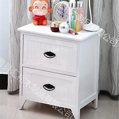 欧式斗多层木质床HY-16729头柜柜色橱卧室白床头纳柜抽收屉储物柜