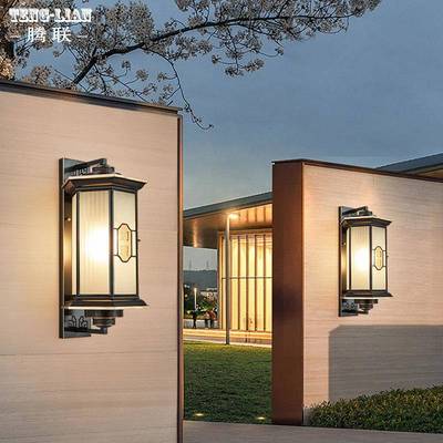 别院墅户外大走门壁灯全铜门口园防水灯复式楼花廓过道6695庭墙壁
